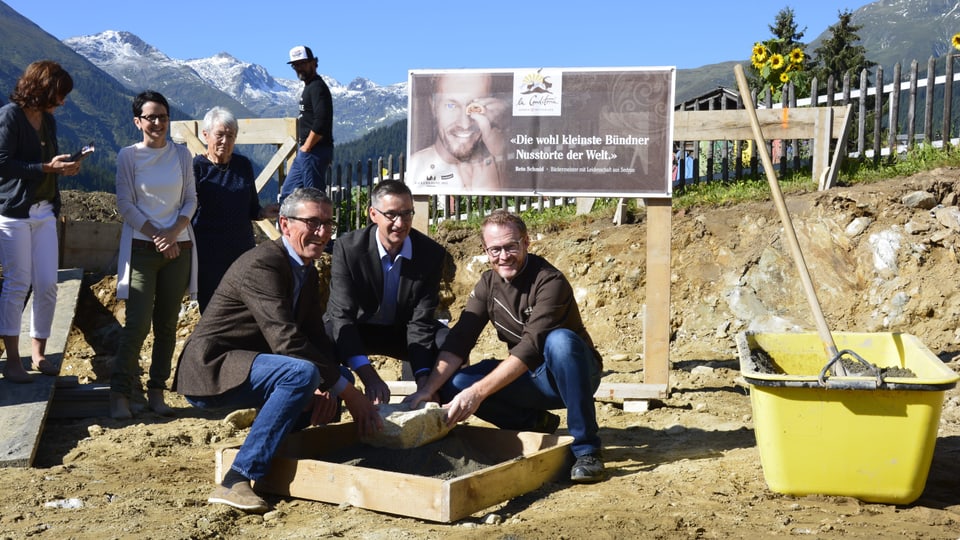 Sedrun - Emprim crap per pasternaria nova da Reto Schmid - Novitads - RTR