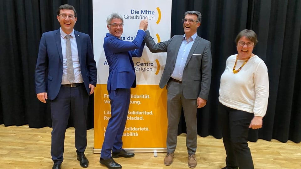 Allianza dal center Grischuna - Piglià cumià da Cavigelli e ditg trais ...